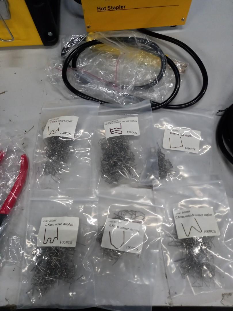 Hot stapler welding repair kit for plastic, Commercial & Industrial ...