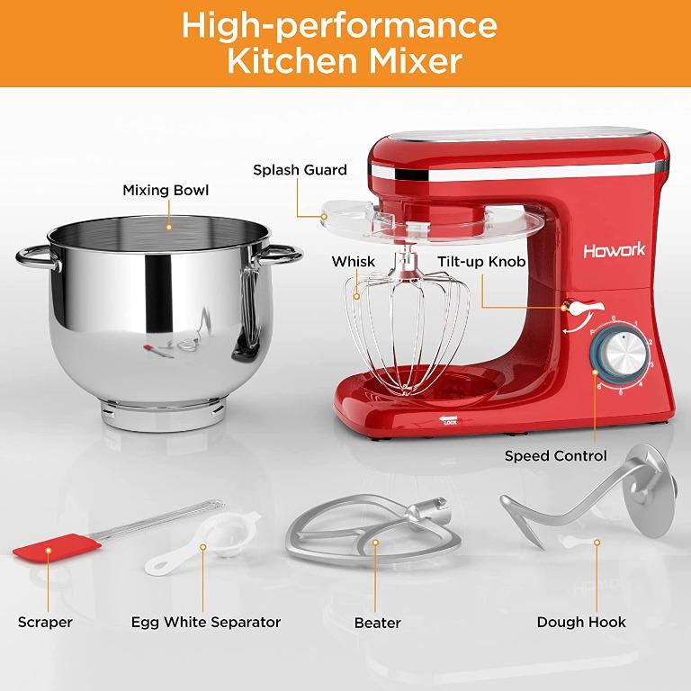 HOWORK SM-1520Z 1500W Food Mixer - Red, TV & Home Appliances, Kitchen ...