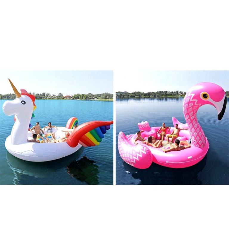 Huge Giant Extra Large Party Floatie Unicorn Flamingo Inflatable Float ...