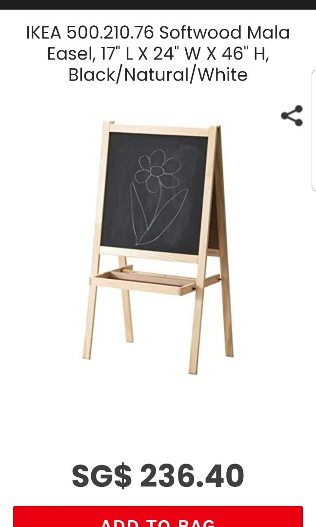 IKEA drawing board, Hobbies & Toys, Stationery & Craft, Craft Supplies ...