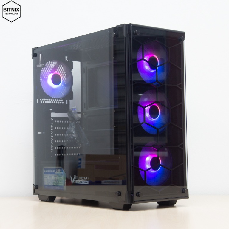 Invasion GX-1000 Atx Casing With 4 Argb Fan, Computers & Tech, Parts ...