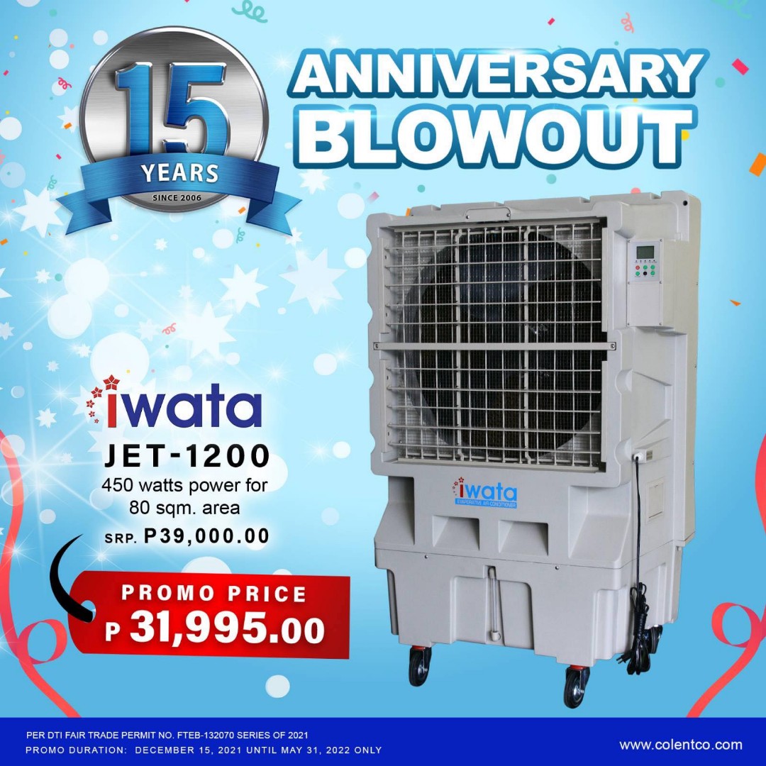 ‼️IWATA AIRCOOLER JET SERIES‼️, Commercial & Industrial, Industrial ...