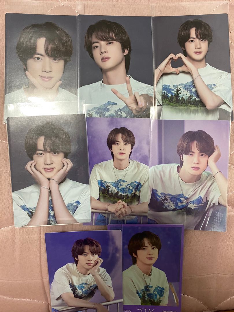 JIN PHOTOCARDS SOWOOZOO PC SET SEOKJIN BTS BANGTAN, Hobbies & Toys ...
