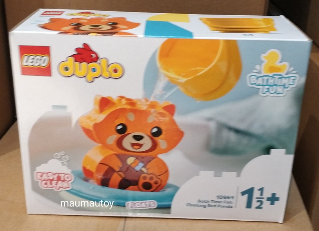 Lego 10964 Duplo Bath Time Fun: Floating Red Panda, 興趣及遊戲, 玩具 & 遊戲類 ...