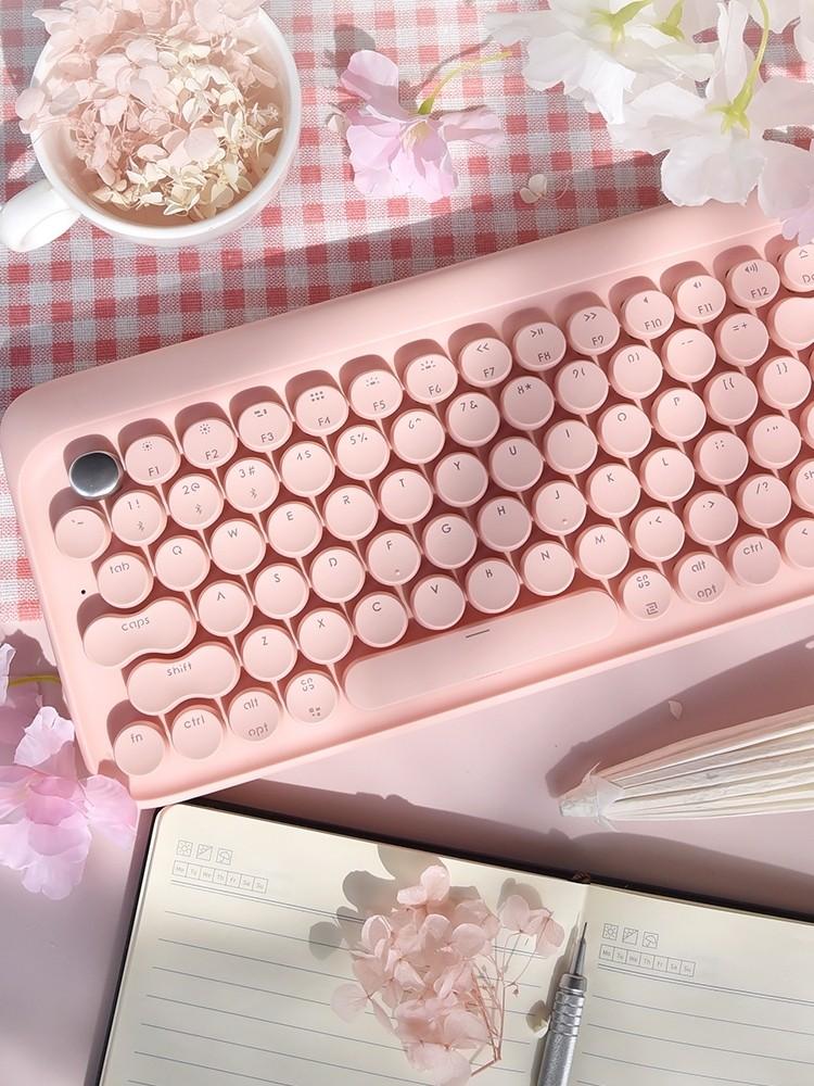 Lofree Sakura Pink Keyboard (Limited Edition), Computers & Tech, Parts ...