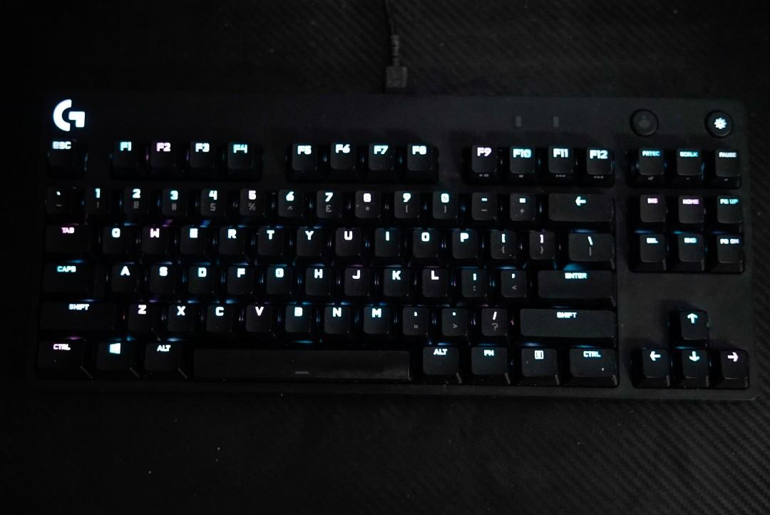 Logitech G PRO X Mechanical Gaming Keyboard (GX Blue Clicky Switch ...