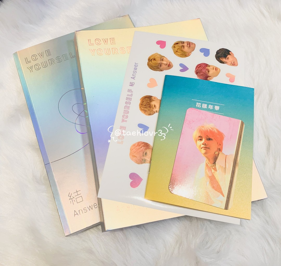 LY Answer Ver. E album with Taehyung PC, Hobbies & Toys, Memorabilia ...