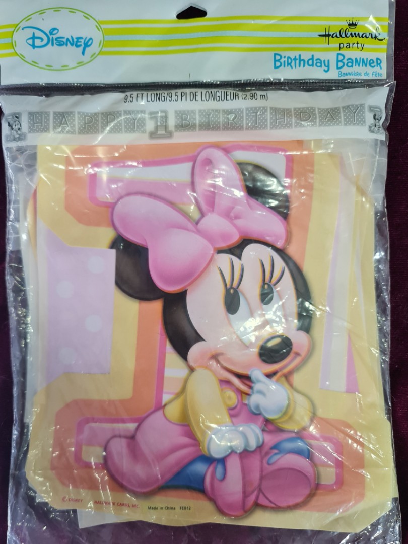Minnie Mouse Party Deco, Hobbies & Toys, Stationery & Craft, Occasions ...