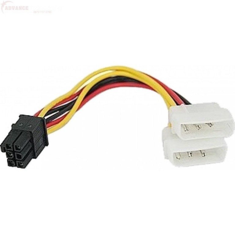 Molex to 6 pin GPU power connector, Computers & Tech, Parts ...