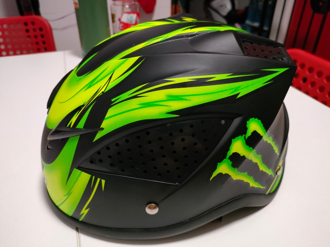 Monster Energy Mountain Bike Helmet, Sports Equipment, Bicycles & Parts ...