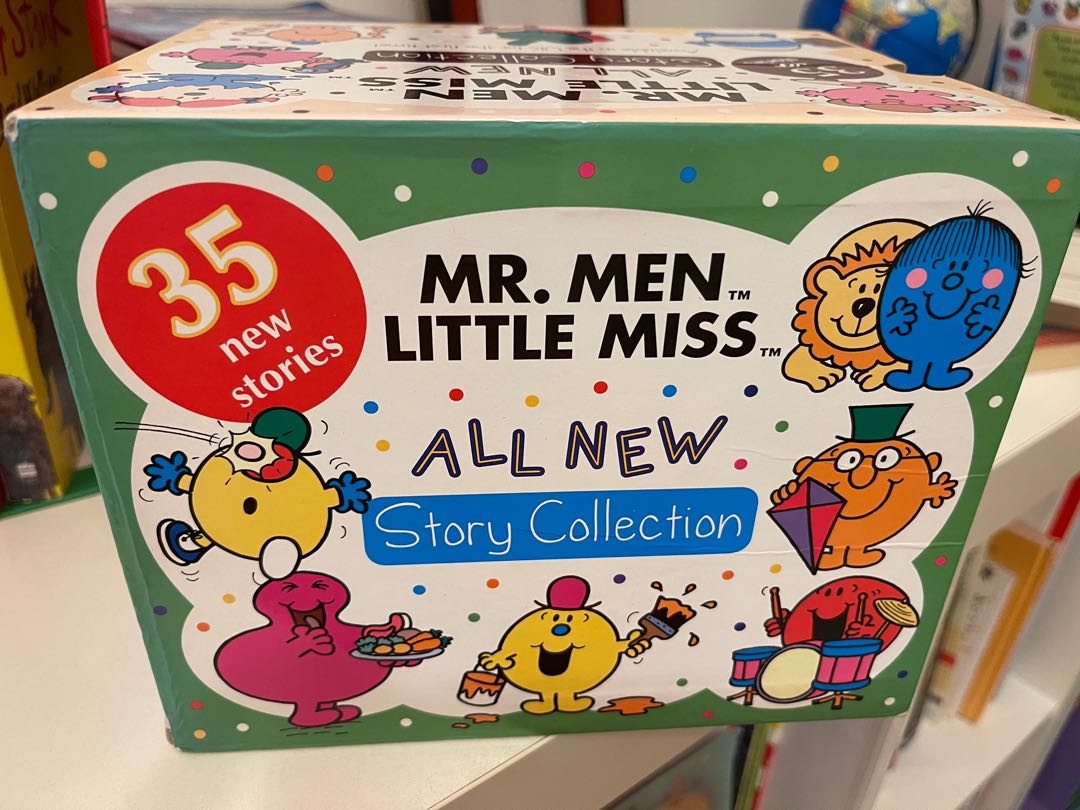 Mr Men Little Miss Story Collection Set of 35, 興趣及遊戲, 書本 & 文具, 小朋友書 ...