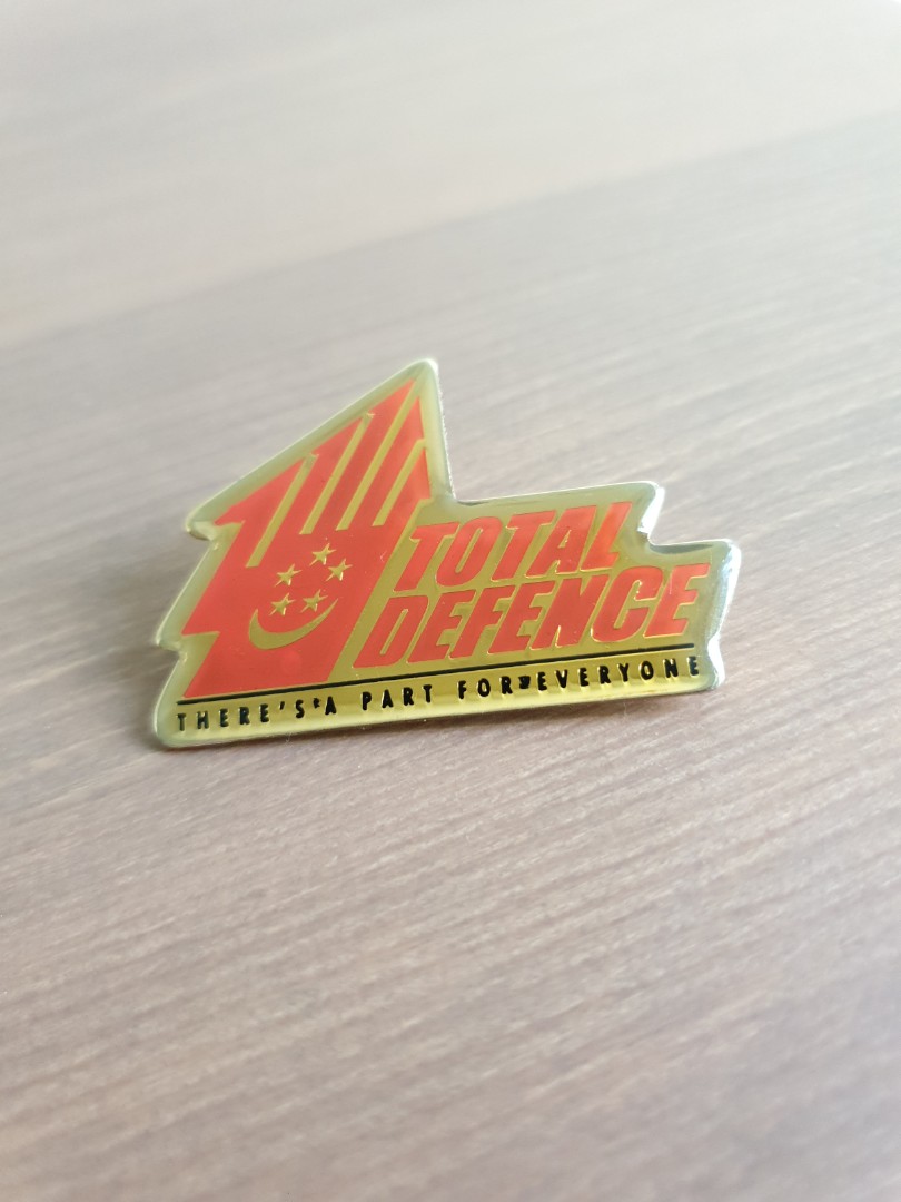 NCC TOTAL DEFENCE Badge, Hobbies & Toys, Memorabilia & Collectibles ...