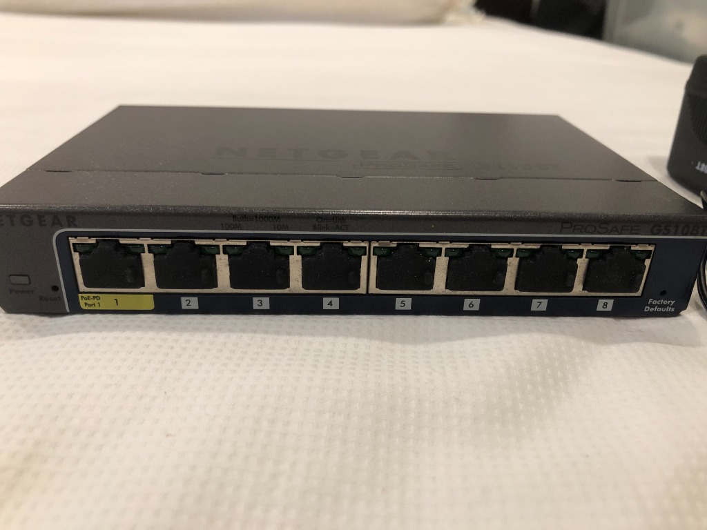 Netgear GS108Tv2 8 Port Gigabit Smart Switch, Computers & Tech, Parts ...