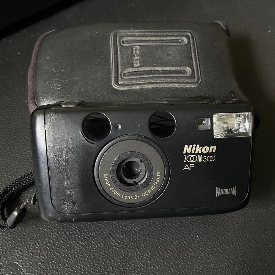nikon zoom 300 AF film camera, Photography, Cameras on Carousell