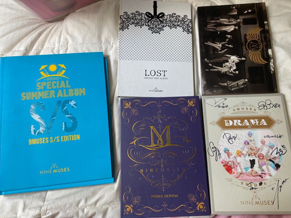 Nine muses albums + fan club kit , Hobbies & Toys, Memorabilia ...