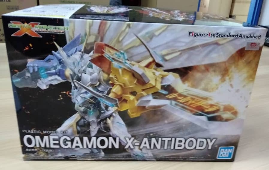 OMEGAMON / OMNIMON X ANTIBODY FIGURE-RISE STANDARD AMPLIFIED DIGIMON BANDAI, Hobbies & Toys ...
