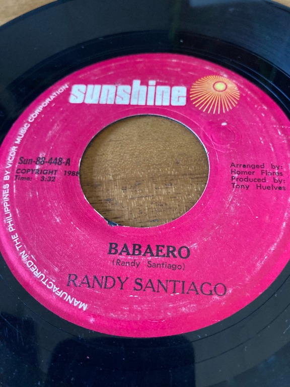 OPM LP 45 vinyl records Randy Santiago, Celeste Legaspi, Regine ...