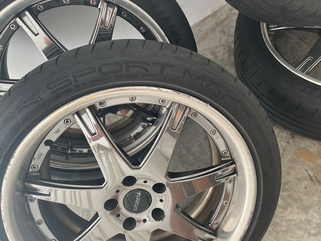 Original Japanese 19”Rim, Car Accessories, Tyres & Rims on Carousell