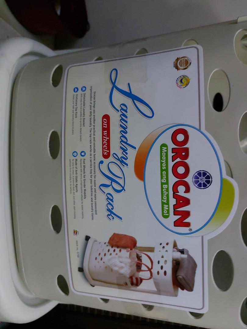 Orocan Laundry Rack on wheels, Furniture & Home Living, Bathroom ...