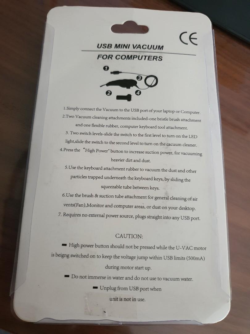 Osim mini usb vacuum, Computers & Tech, Parts & Accessories, Computer ...