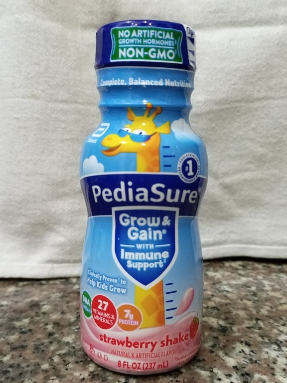 PediaSure Ready-to-drink Shake - Strawberry flavor, Babies & Kids ...