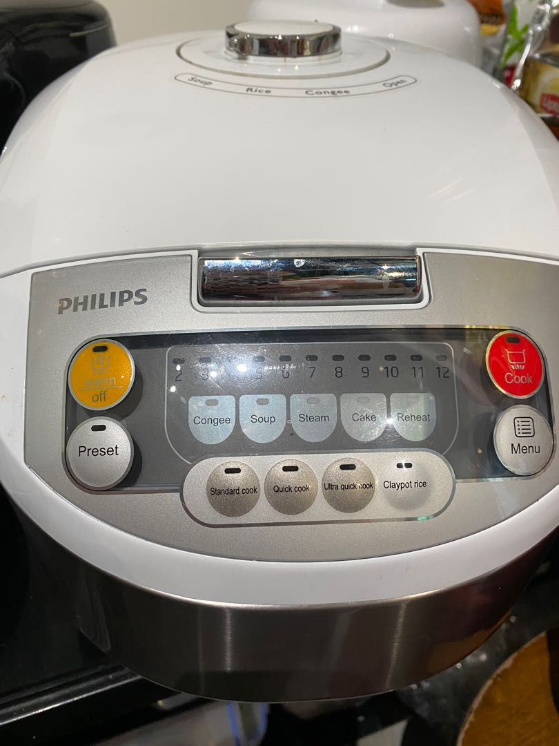 Philips Rice Cooker 1.8L - used with care, TV & Home Appliances ...