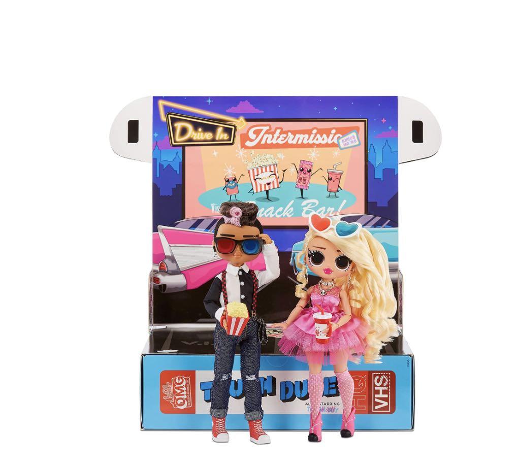 {PO} LOL Surprise OMG Movie Magic Fashion Dolls 2-Pack Tough Dude and ...