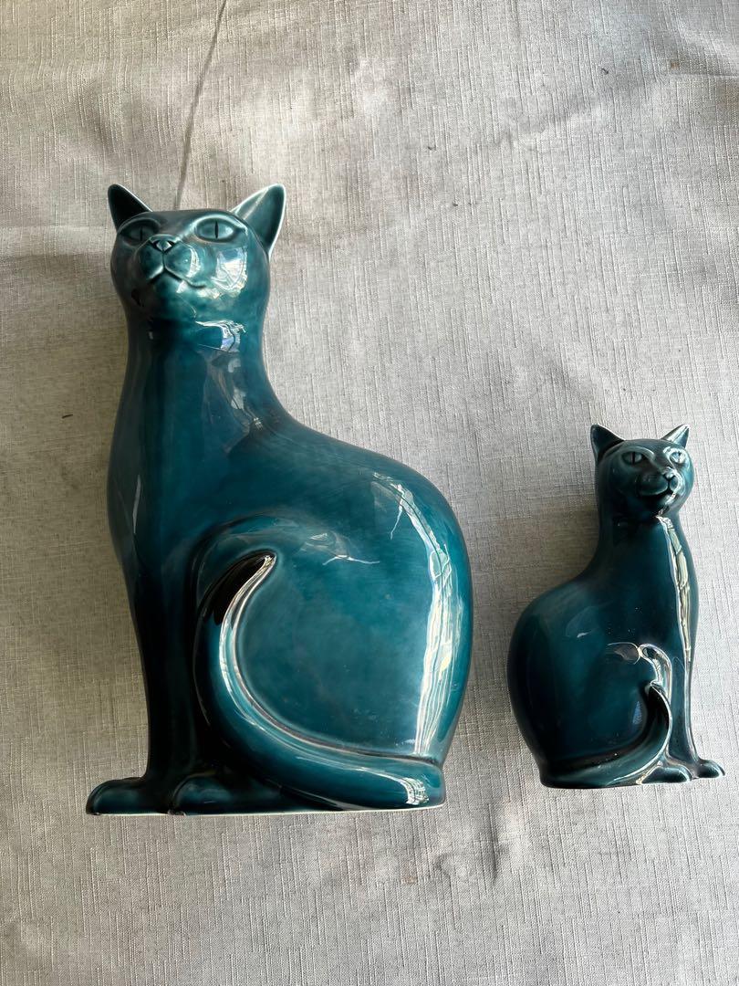 Poole Pottery Cats (2), Furniture & Home Living, Kitchenware ...