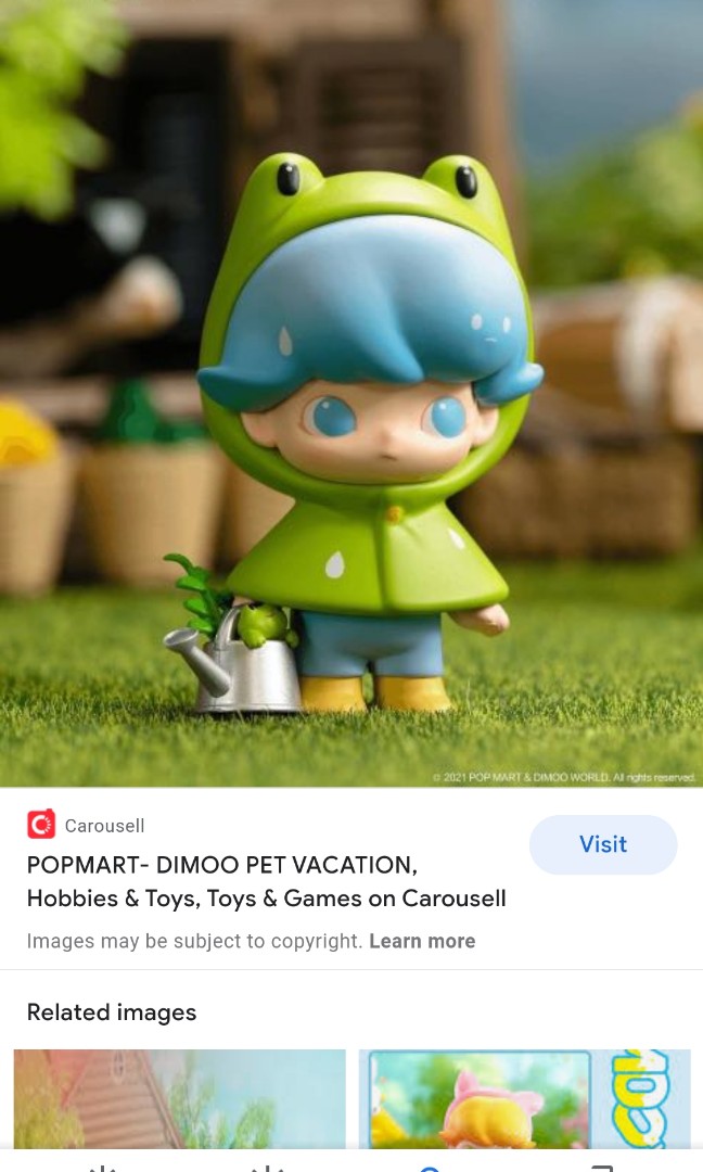 Popmart dimoo pets vacation, Hobbies & Toys, Toys & Games on Carousell