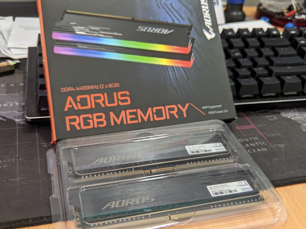 RAM DDR4 Aorus 4400MHZ 8GBx2, Computers & Tech, Parts & Accessories ...