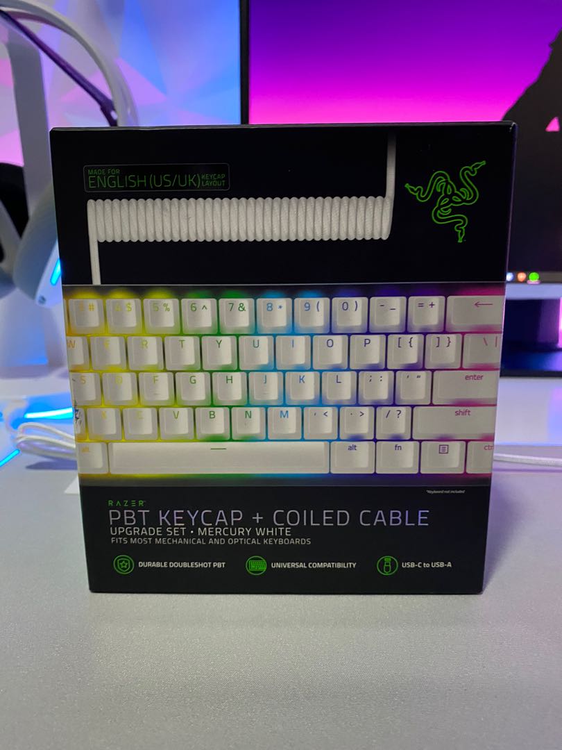 Razer Keycaps (White), Computers & Tech, Parts & Accessories, Computer ...