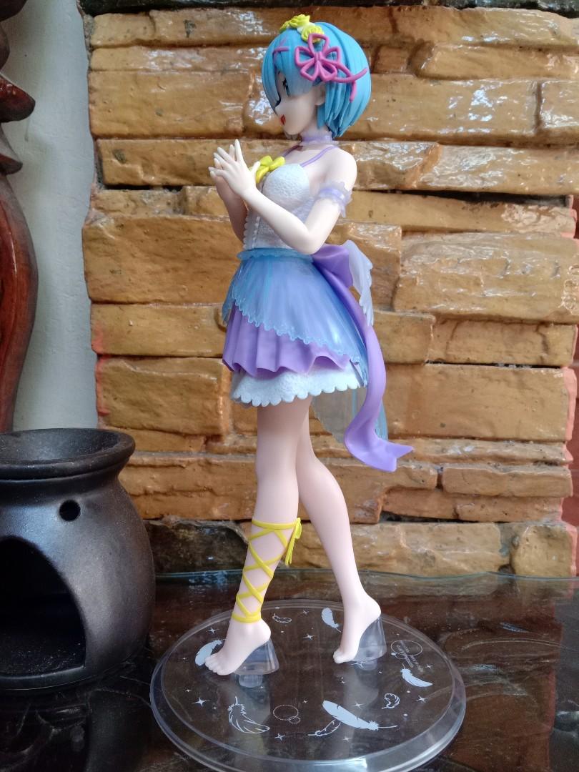 REM FIGURE in BLUE DRESS, BRANDNEW WITH MARKINGS, 9 INCHES, BIB ...