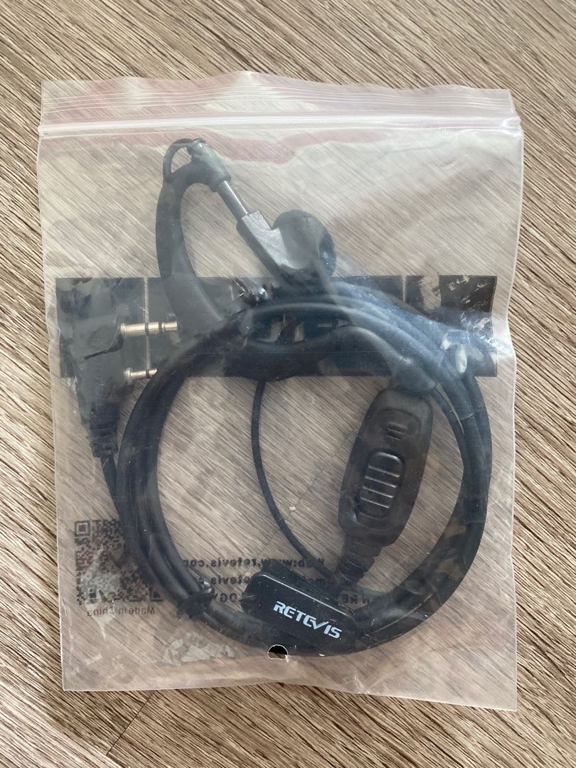 Retevis walkie talkie headset earpiece 2 pin port, Mobile Phones ...