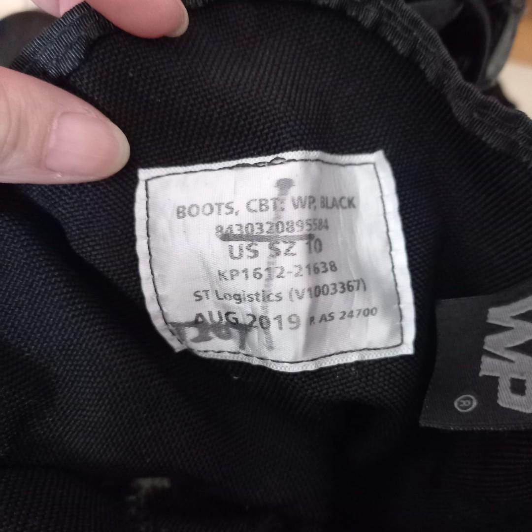 SAF WP Army Boots, Men's Fashion, Footwear, Boots on Carousell