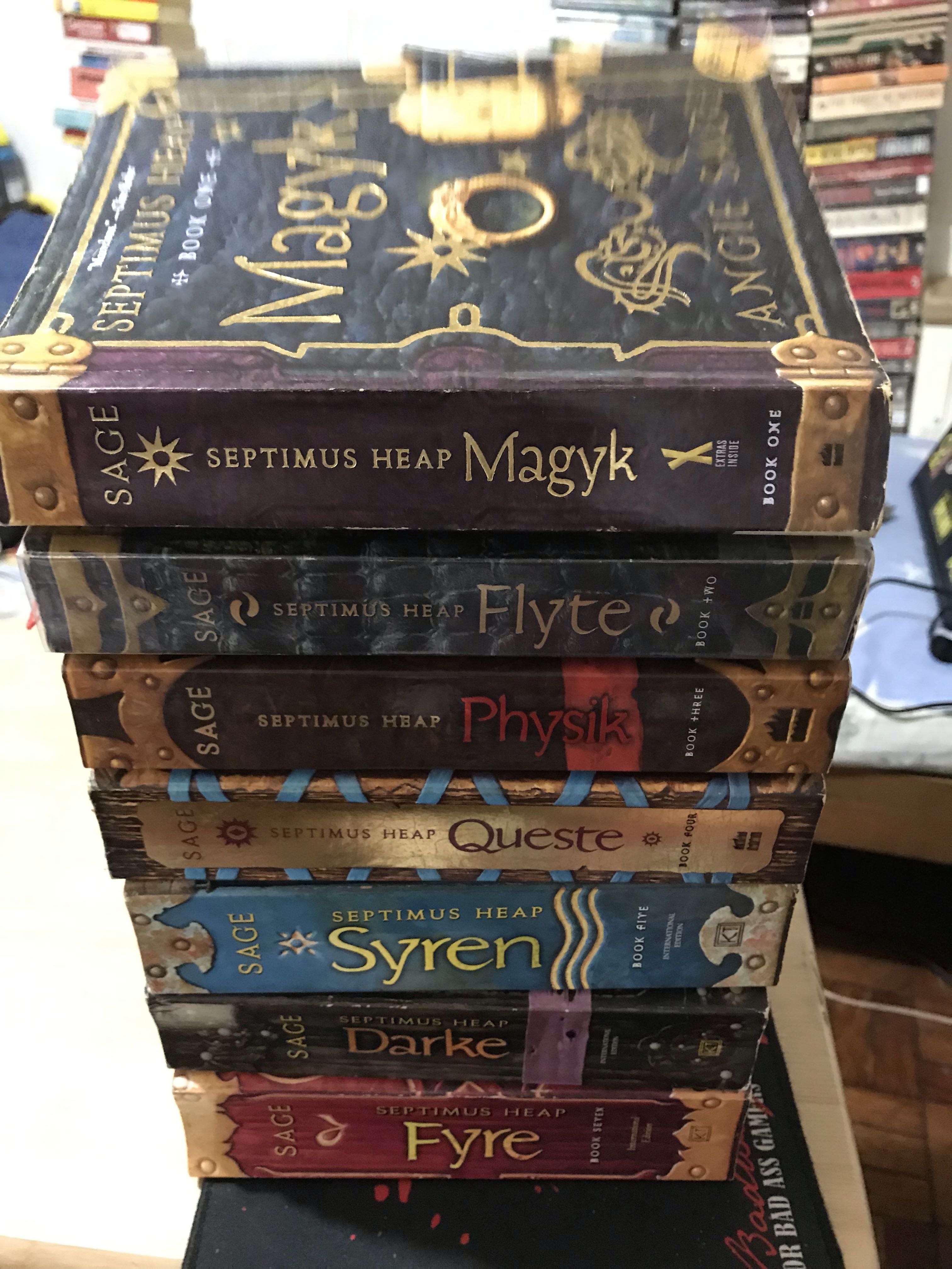 Septimus Heap Magyk Books 1-7, Hobbies & Toys, Books & Magazines ...