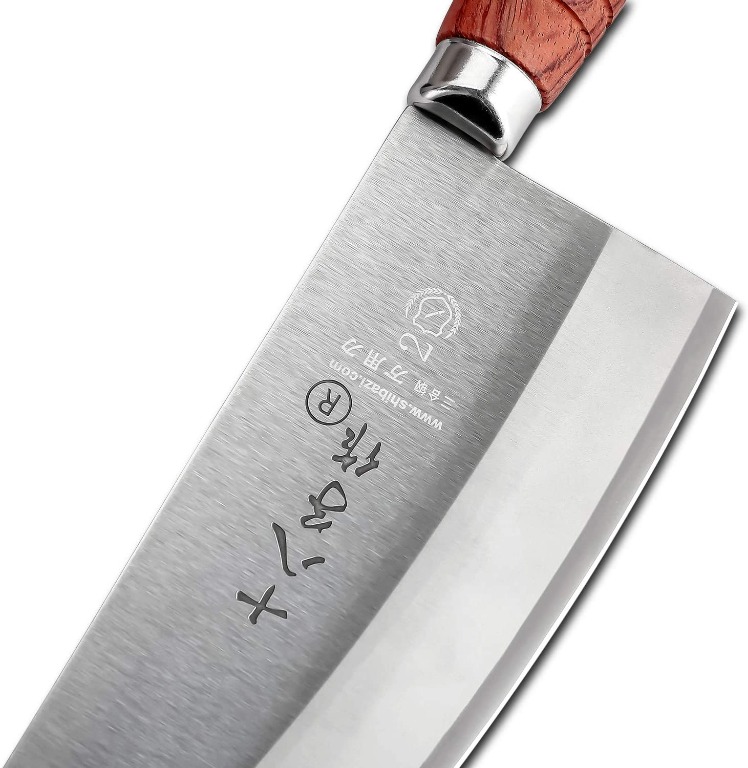 SHI BA ZI ZUO Chef Knife Chinese Cleaver Kitchen Knife Superior Class 7 ...