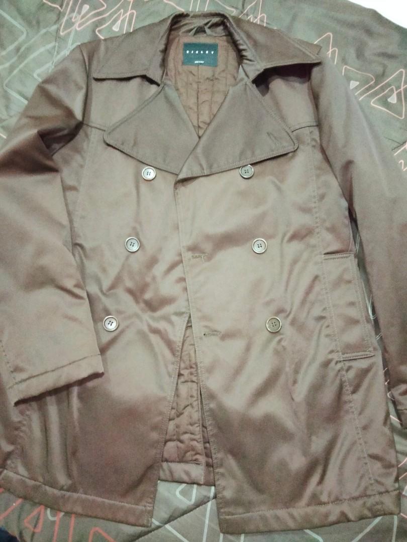 Sisley Mid-lenght coat Made in Italy, Luxury, Apparel on Carousell