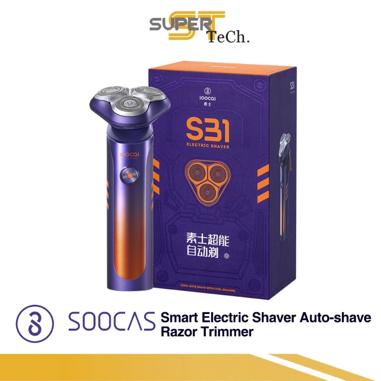 SOOCAS S31 Smart Electric Shaver Auto-shave Razor Trimmer Type-C ...