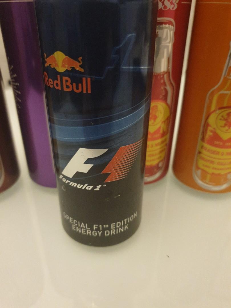 RedBull Special F1 Edition Energy Can drink & F&N, Hobbies & Toys ...