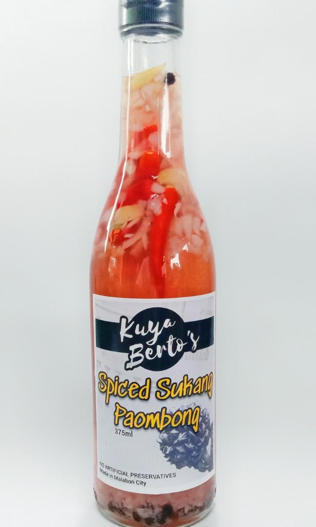 Spiced Sukang Paombong by Kuya Berto 375ml, Food & Drinks, Spice ...
