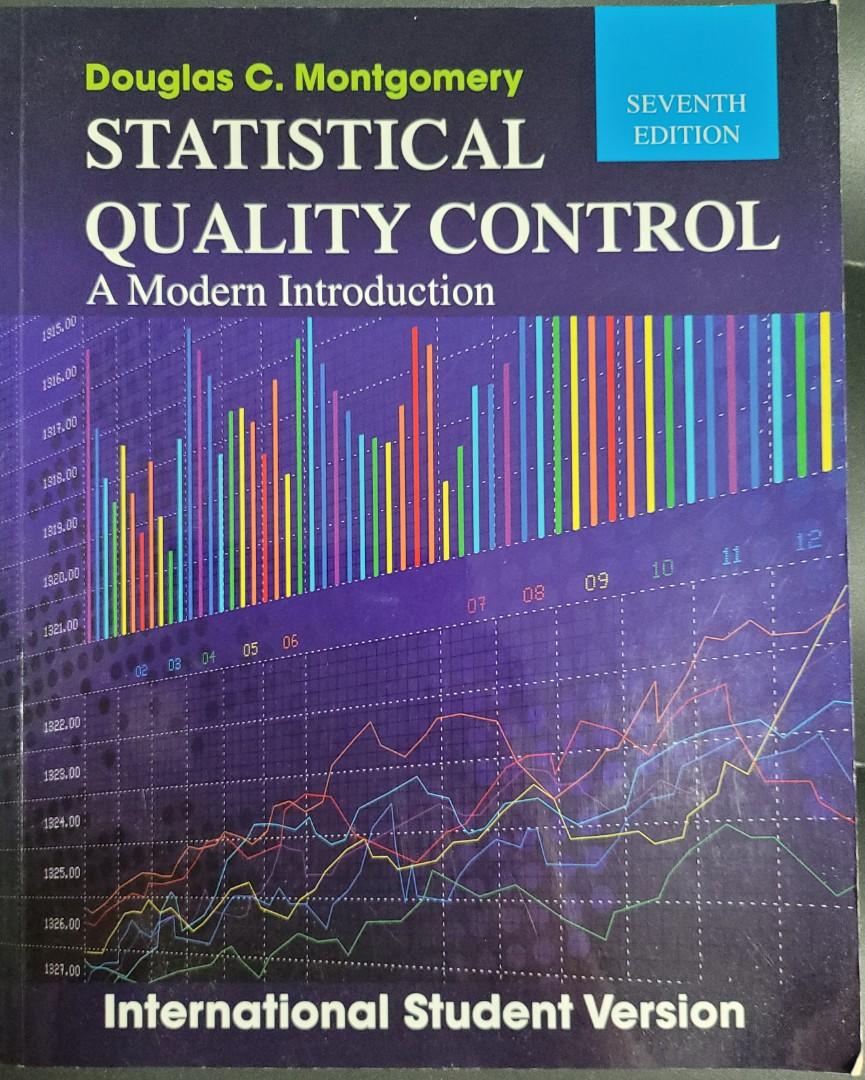 Statistical Quality Control By Douglas C.Montgomery, Hobbies & Toys ...