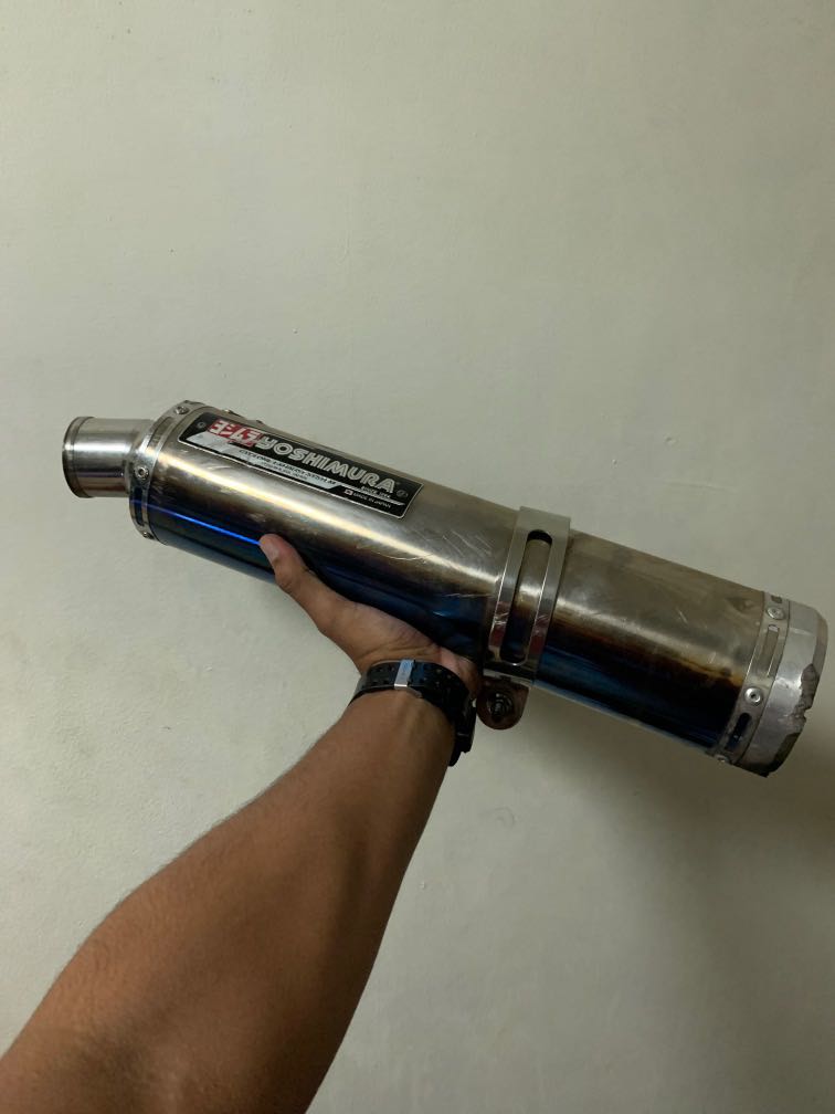 Super 4 Yoshi pipe, Motorcycles, Motorcycle Accessories on Carousell