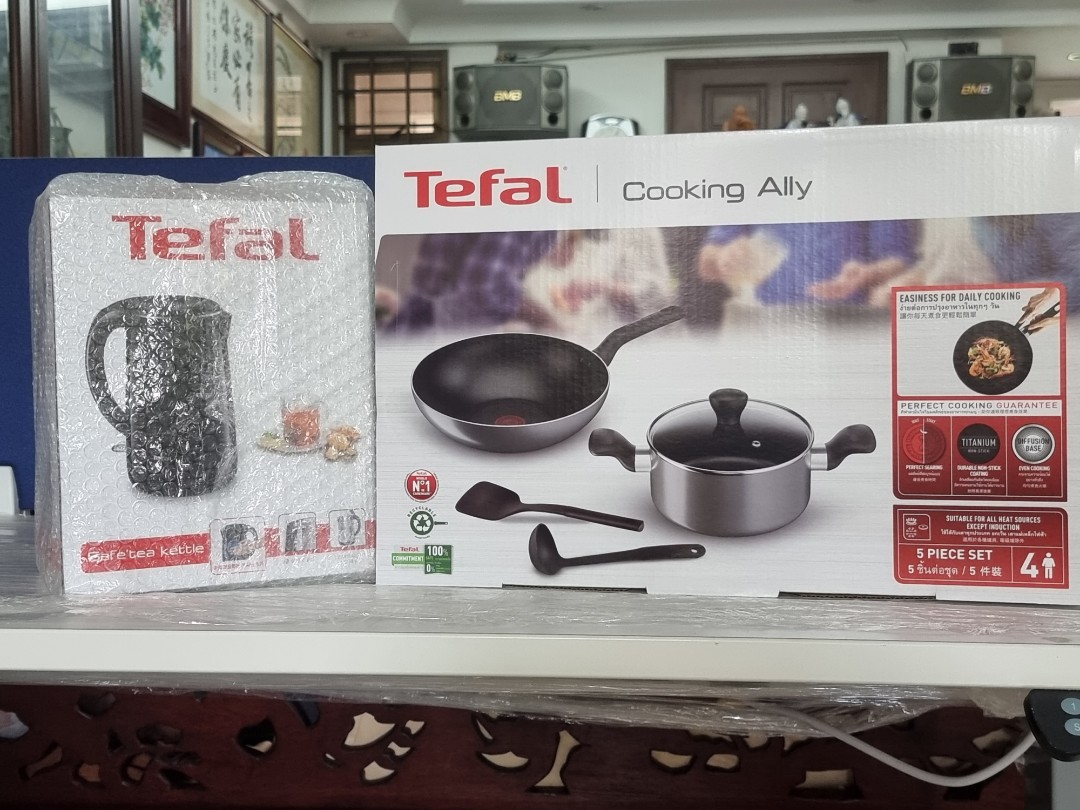 Tefal Kettle and Cooking Pots Set, TV & Home Appliances, Kitchen ...