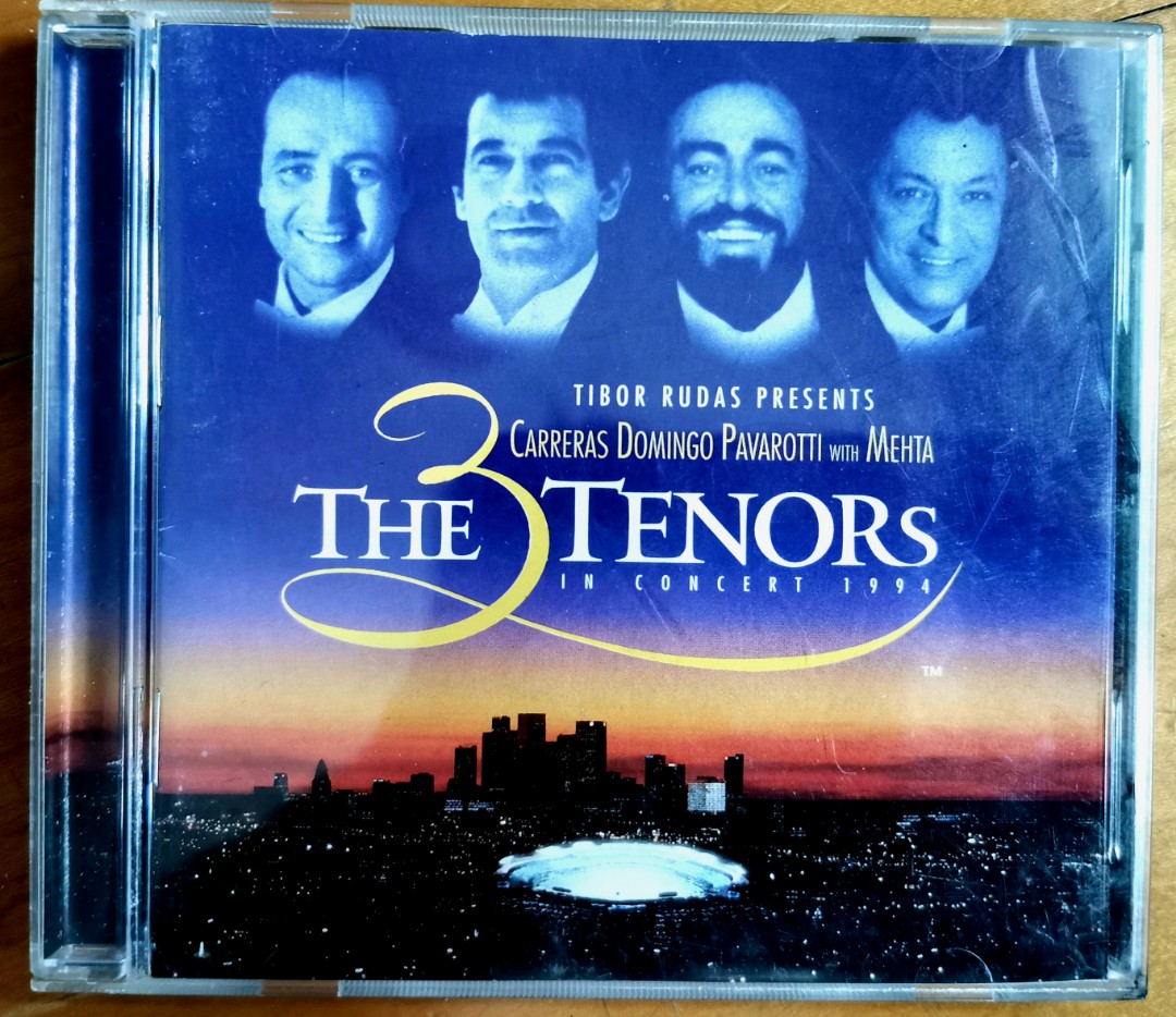 The 3 Tenors in concert 1994 Tibor Ruas presents Carreras Domingo ...