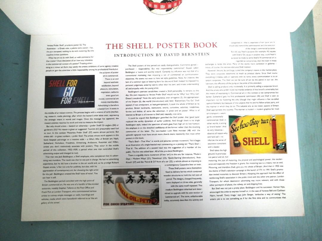 The Shell Poster Book Advertising Posters From Shell Oil and Petrol ...