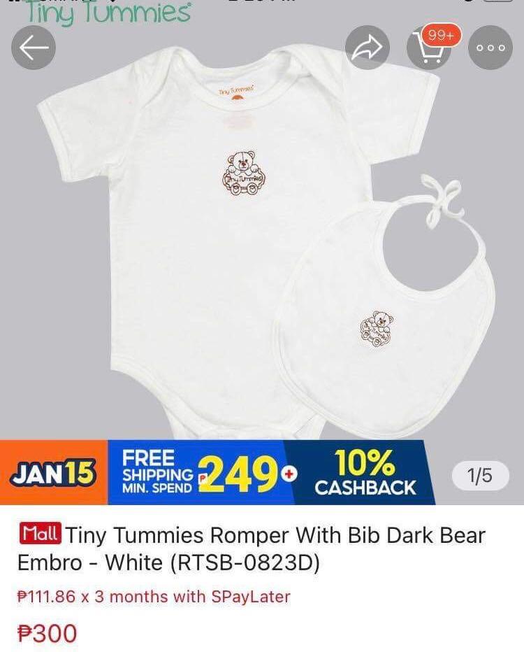 Tiny Tummies, Babies & Kids, Babies & Kids Fashion on Carousell