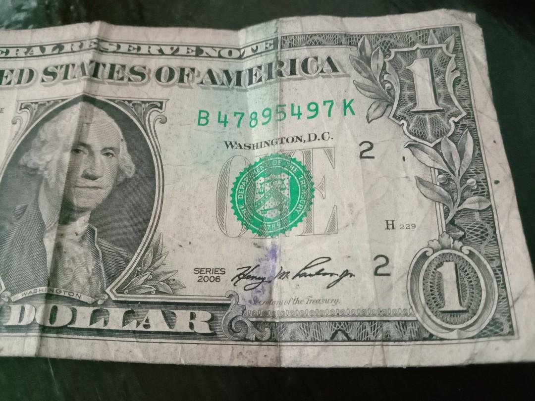 Uang 1 dolar series 2006, Antik, Uang Lama di Carousell