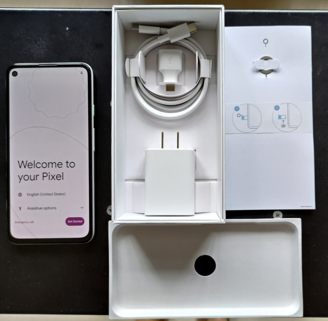 *USED* WHITE Google Pixel 4A 5G ( > 6 months old ) 6GB RAM / 128GB ROM ...
