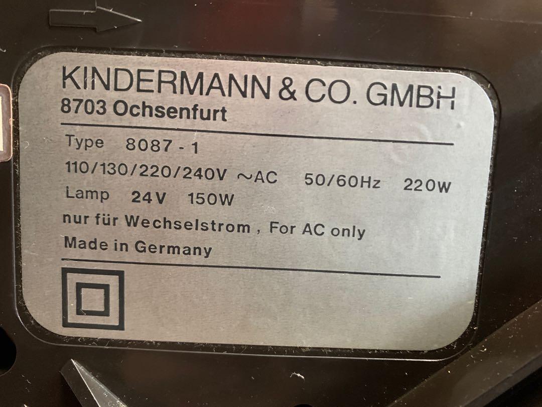 Vintage Kindermann Autofocus Slide Project, Photography, Photography ...