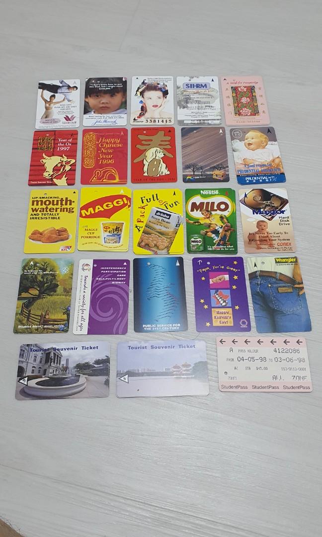 vintage smrt bus card. transitlink mrt card, Hobbies & Toys ...